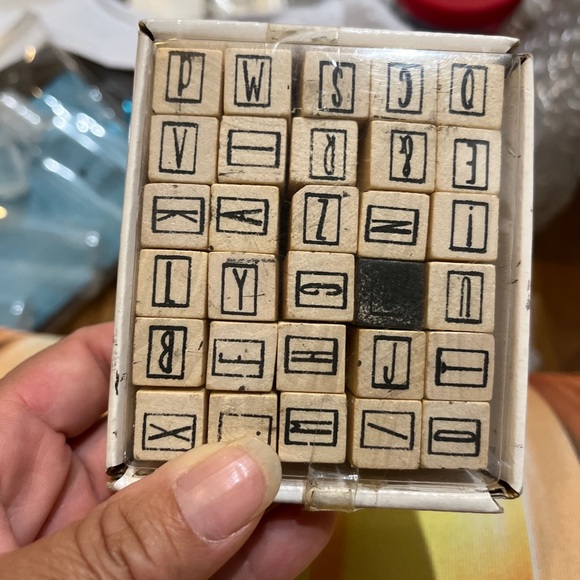 Accents | Alphabet Stamp Set 3 Count Off Alphabet Stamps Set | Poshmark